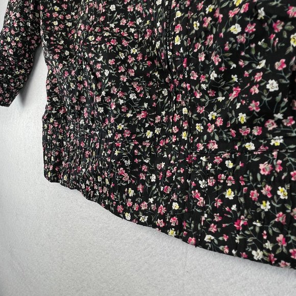 Miss Lili | Jackets & Coats | Vintage Miss Lili Womens L Black Floral ...